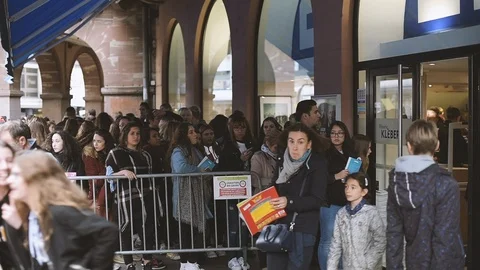 Queue Store Stock Footage ~ Royalty Free Stock Videos | Pond5