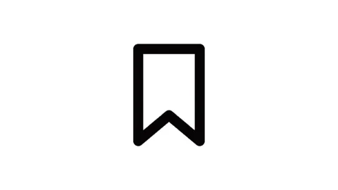 bookmark black icon animated background,... | Stock Video | Pond5