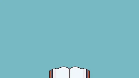 Books falling background HD animation | Stock Video | Pond5