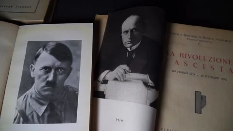 Books My Battle by Adolf Hitler and The ... | Stock Video | Pond5