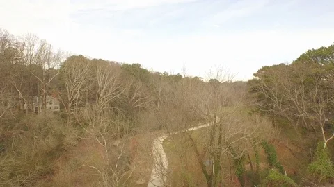 Boom Down Pull out from railroad bridge ... | Stock Video | Pond5