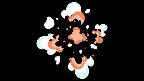 Boom Effect Fx Color Splash Transition E... | Stock Video | Pond5
