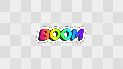 Sticker Boom Stock Videos – Royalty-Free HD & 4K Videos | Pond5