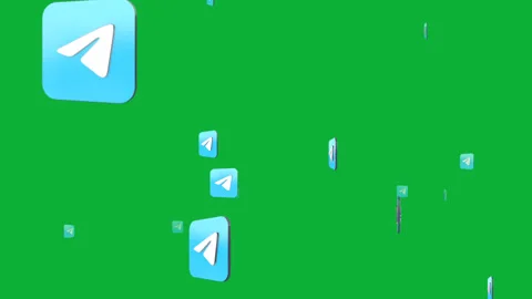 Boost Brand Visibility with Telegram Log... | Stock Video | Pond5