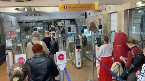 Border Checkpoint: A border control chec... | Stock Video | Pond5