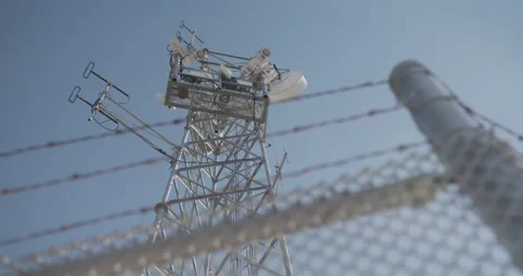 Border Security Tower, Cameras and Senso... | Stock Video | Pond5