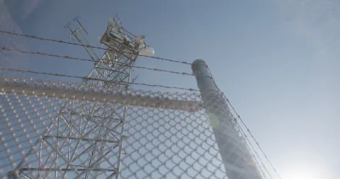 Border Security Tower, Cameras and Senso... | Stock Video | Pond5