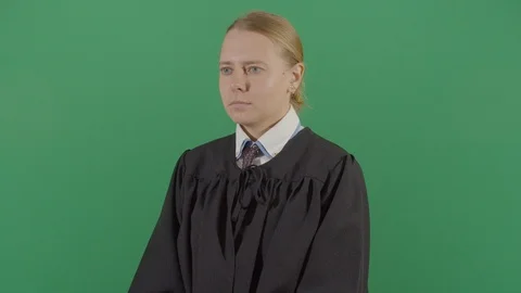 bored woman judge falling asleep on cour... | Stock Video | Pond5