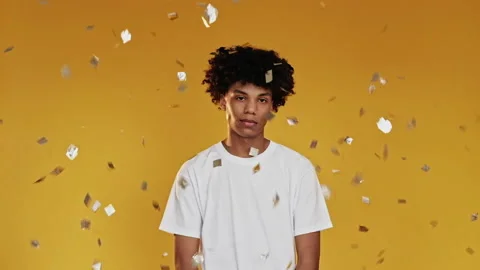 boring celebration part failure young af... | Stock Video | Pond5