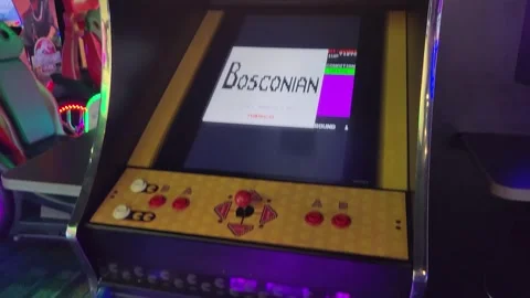 Bosconian Arcade Game | Stock Video | Pond5