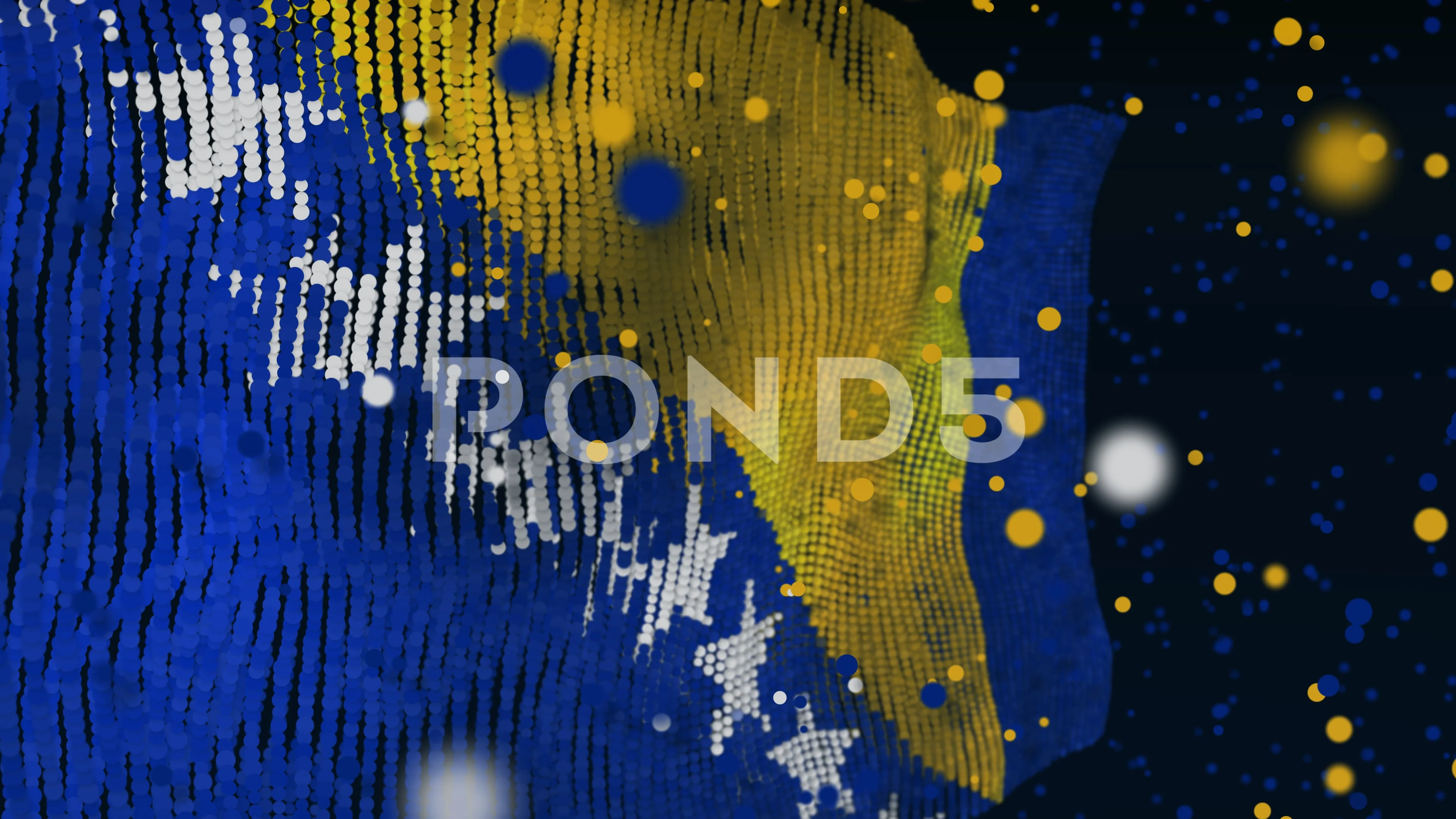 Bosnian Flag Wallpaper