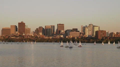 Boston Sunset Stock Video Footage | Royalty Free Boston Sunset Videos ...