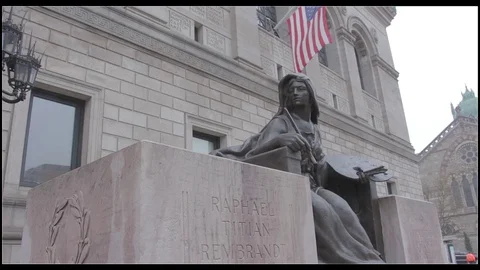 Boston Public Library Stock Footage ~ Royalty Free Stock Videos | Pond5