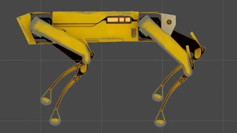 Boston Dynamics Spot Robot Dog Animated ... | Stock Video | Pond5