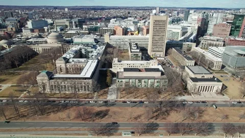 Boston University Aerial Stock Footage ~ Royalty Free Stock Videos | Pond5