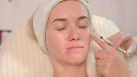 Botox injection procedure in the modern ... | Stock Video | Pond5