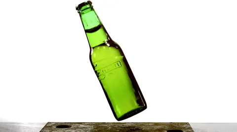 Alcohol Bottle Breaking Stock Footage ~ Royalty Free Stock Videos | Pond5
