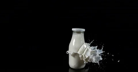 Milk Background Stock Video Footage | Royalty Free Milk Background ...