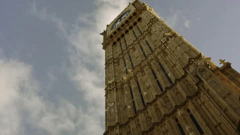 Bottom-up angle of Big Ben (Elizabeth To... | Stock Video | Pond5