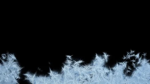Bottom-up Ice Freezing Animation of the ... | Stock Video | Pond5