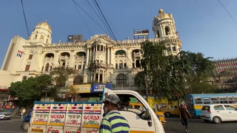Bottom view of the old LIC building (Cho... | Stock Video | Pond5