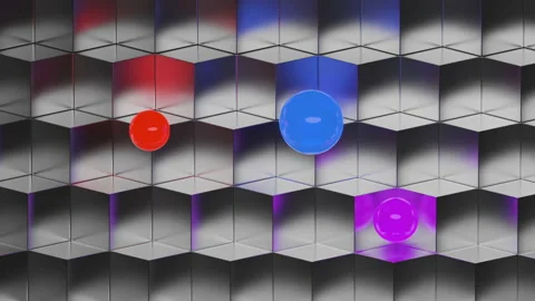 Bouncing balls loopable background | Stock Video | Pond5