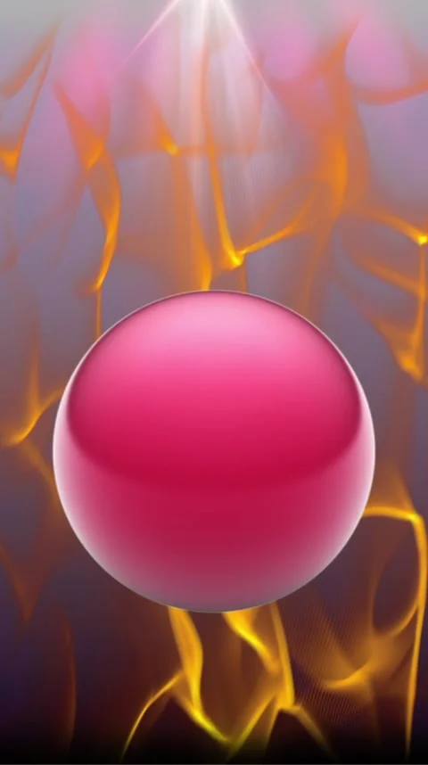 bouncing red ball with vertical image an... | Stock Video | Pond5