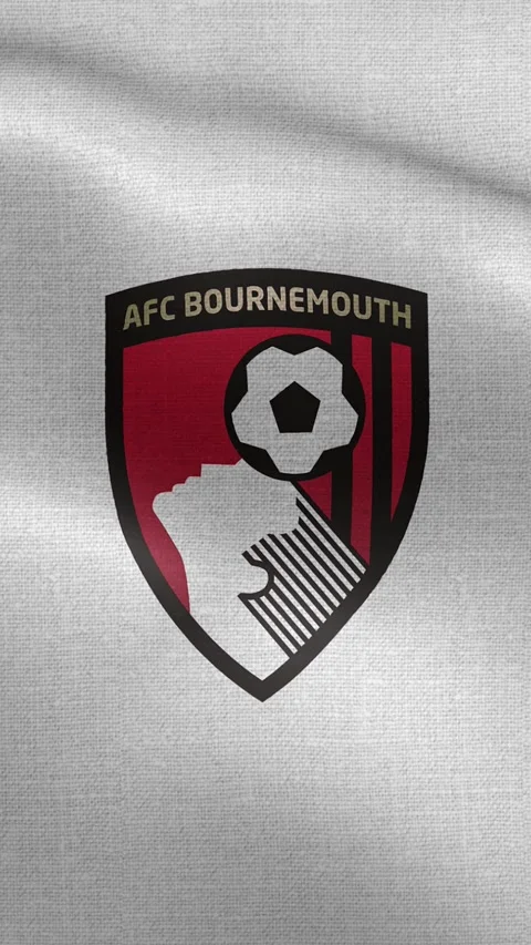 Bournemouth England White Vertical Logo ... | Stock Video | Pond5