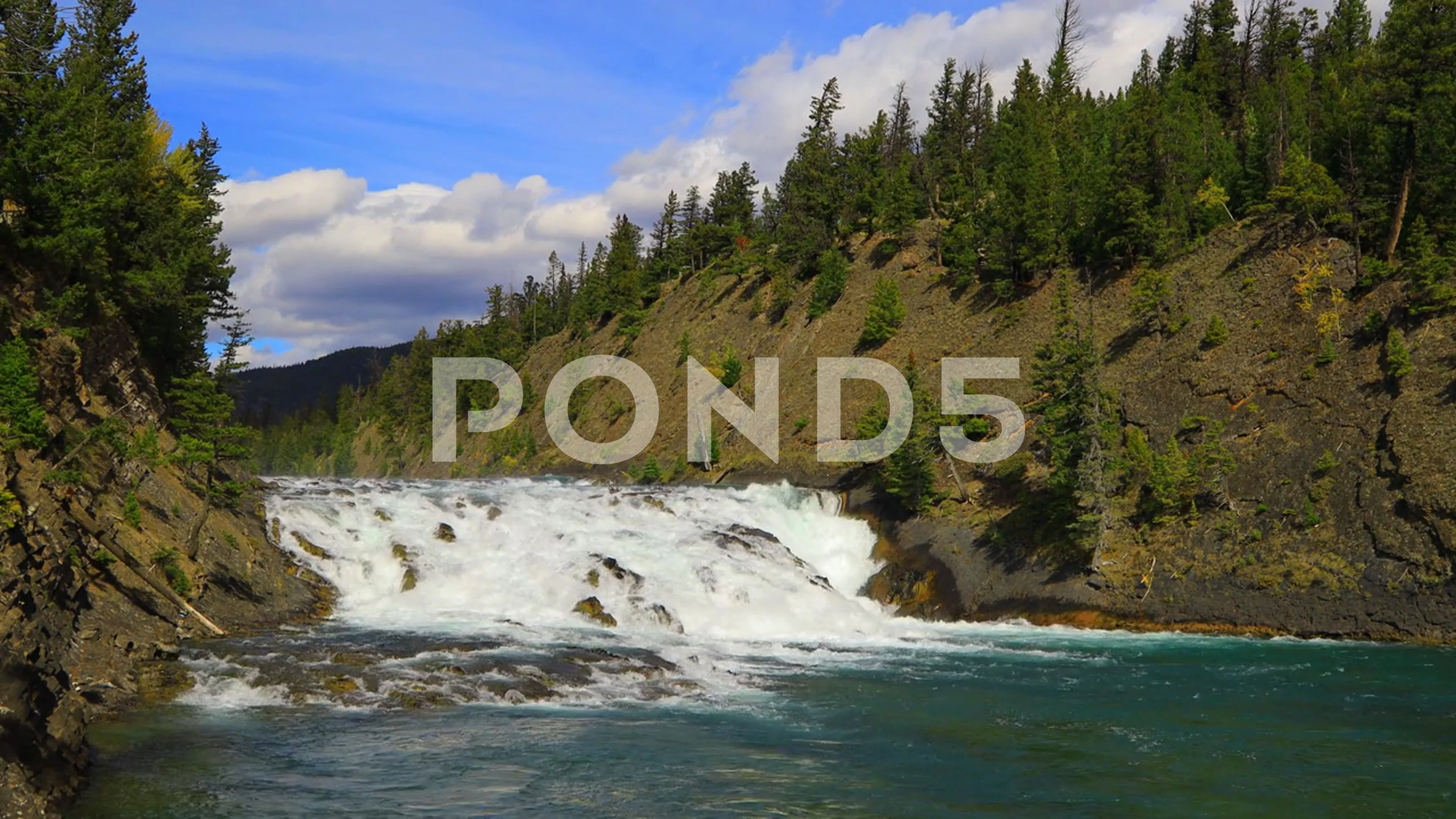 Banff Bow River Falls
