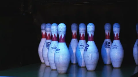 Bowling Pins Stock Video Footage | Royalty Free Bowling Pins Videos | Pond5