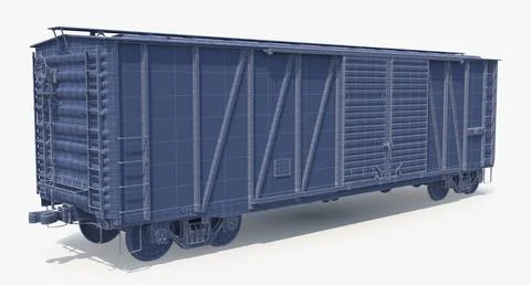 Box Car ~ 3D Model ~ Download #90942396 | Pond5
