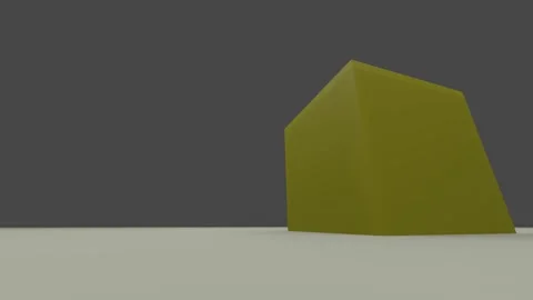 Box single cube 3DCG animation motion gr... | Stock Video | Pond5