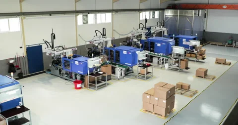Boxes Of Finished Plastic Products At Th... | Stock Video | Pond5