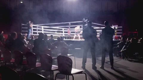 Boxing Match Crowd Stock Footage ~ Royalty Free Stock Videos | Pond5