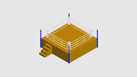 Boxing Ring Animation Stock Footage ~ Royalty Free Stock Videos | Pond5
