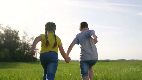 It Children Run Play Stock Video Footage | Royalty Free It Children Run ...