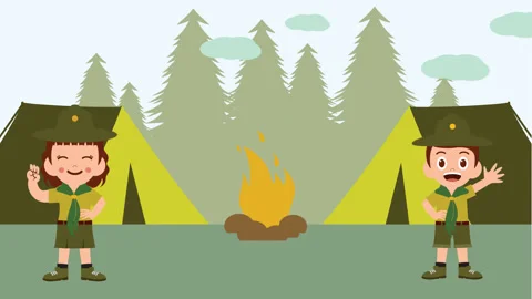 Girl Scouts Camping Stock Videos – Royalty-Free HD & 4K Videos