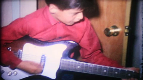 boy band jamming with guitars and drums ... | Stock Video | Pond5