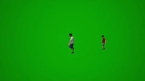 Boy in green screen playing and running,... | Stock Video | Pond5