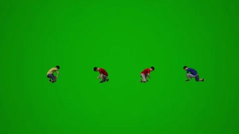 Boy in green screen playing and running,... | Stock Video | Pond5