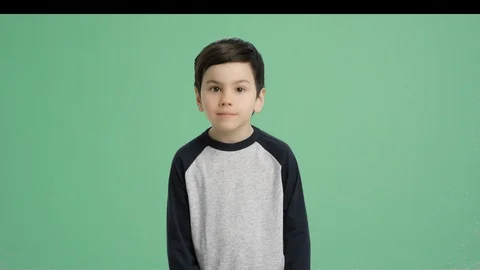 Boy head nod, agrees and saying yes - Al... | Stock Video | Pond5