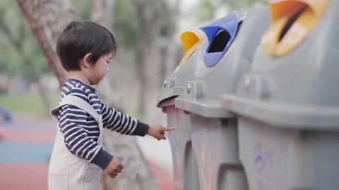 A Park Throw Garbage Stock Footage ~ Royalty Free Stock Videos | Pond5