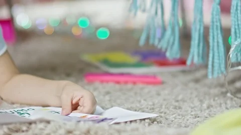 Boy Making Greeting Card | Stock Video | Pond5