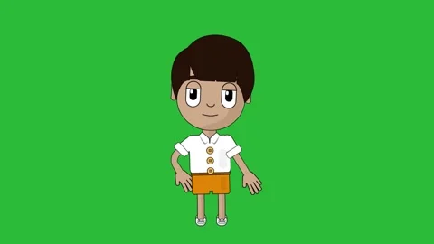 Boy Waiting Animation Character Talking ... | Stock Video | Pond5