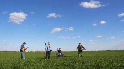 Boys band playing musical instruments an... | Stock Video | Pond5