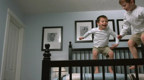 Jump On Bed Stock Videos – Royalty-Free HD & 4K Videos