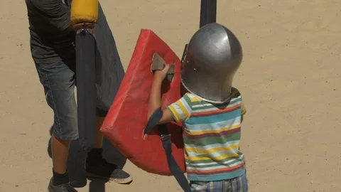 Kids Fencing Stock Footage ~ Royalty Free Stock Videos | Pond5