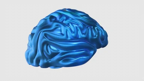 Brain animation, Transparent Alpha video... | Stock Video | Pond5