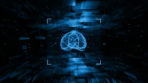 The brain of Artificial Intelligence AI.... | Stock Video | Pond5