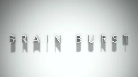 brain burst 3D title animation with shad... | Stock Video | Pond5
